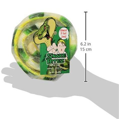 Gummy Snake Bitez Candy Display Box 9 Snakes 3 Feet Long