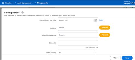 231 Audit Management Release Notes Ehs