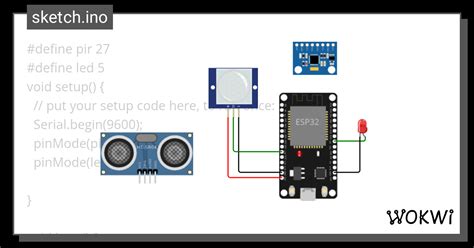 Pir Wokwi ESP32 STM32 Arduino Simulator