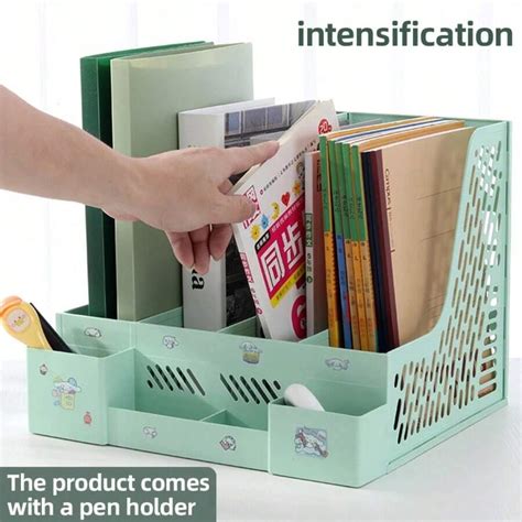 multi color file rack folder storage box desktop file box multi