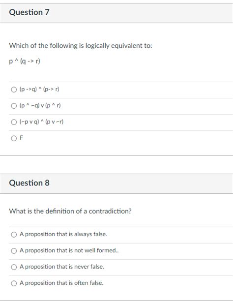 solved which of the following is logically equivalent to