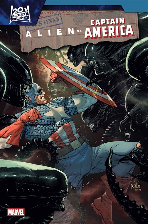 Sdcc 2025 Alien Vs Captain America Marvel Comics Next Alien