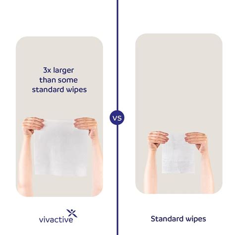 Multipack 8x Vivactive Xxl Wet Wipes 50 Pack Uk