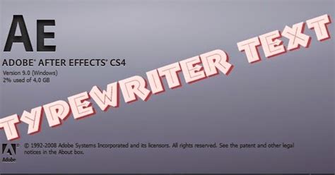 Tutorial Membuat Efek Typewriter Di Adobe After Effect Catatan Ekhtya
