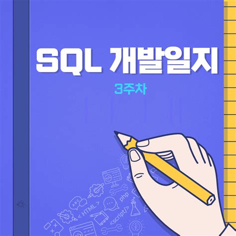 Sql 3주차 개발일지