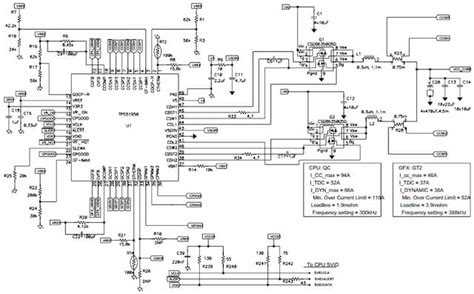 typical application circuit for tps51650 step down controller for inductor dcr current sense