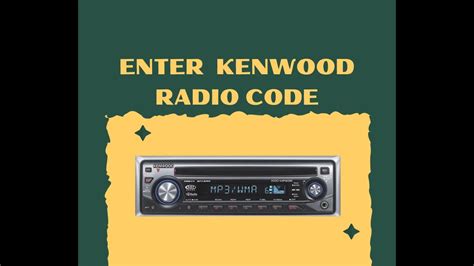 Kenwood Radio Code At Carrie Booker Blog