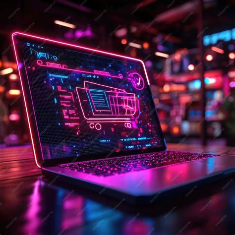 A Laptop With A Red Light On The Screen And The Word Quot X Quot On The Screen Premium Ai