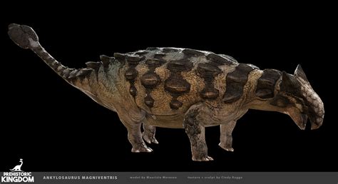 Artstation Prehistoric Kingdom Ankylosaurus Magniventris