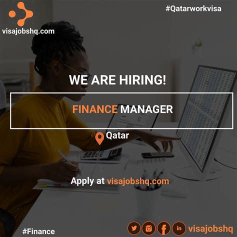 Finance Manager In Qatar Relocate With Work Visa Sponsorship