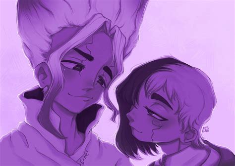 Drstone X Gen By Eellashi On Deviantart