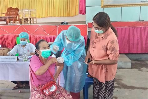 ကျိုက်မရောမြို့နယ်တွင် ကိုဗစ် ၁၉ရောဂါ ကာကွယ်ဆေး ဆက်လက်ထိုးနှံပေးလျက်ရှိ