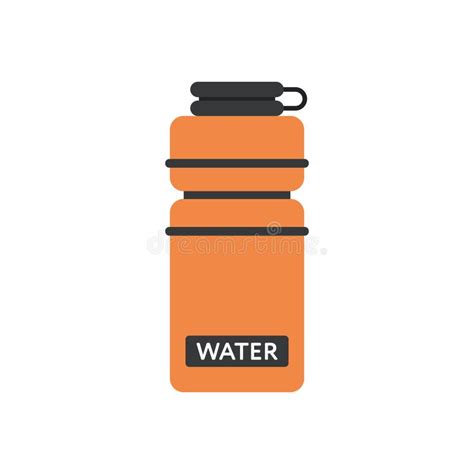 Sports Bottle Hydro Flask Water Sport Water Bottle Vector Illustration