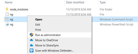 Angular Electron Node Js Ng File Path Ng Ps Cannot Be Loaded Because Running Scripts Is