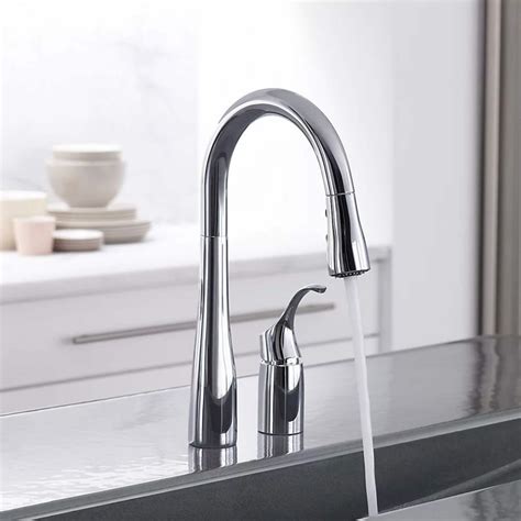 Kohler Simplice® Double Hole Kitchen Sink Faucet 14 34 Pull Down