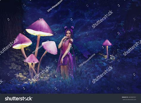 Fantastic Photo Shoot Fairy Coquette Standing Foto De Stock Shutterstock