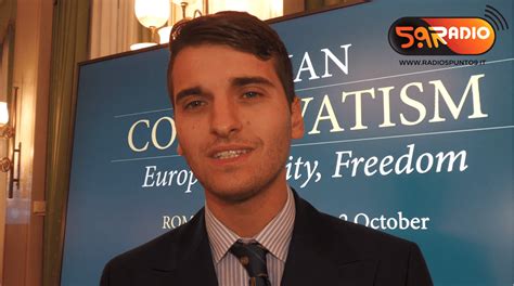 Roma Italian Conservatism Le Parole Di Francesco Giubilei