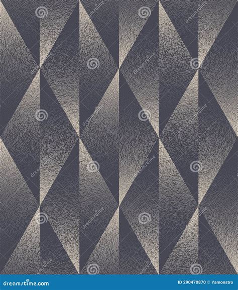 Split Rhombus Grid Seamless Pattern Trend Vector Dot Work Abstract