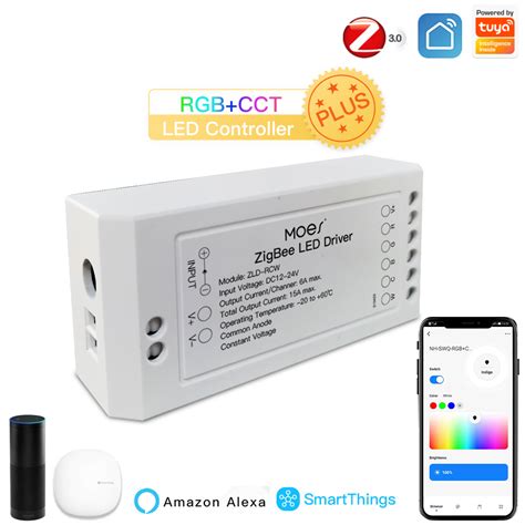 Zigbee Rgb Cct Led Strip Light Controller Flexible Dimmer Driver Module