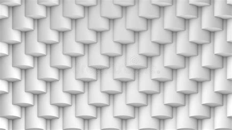 Minimal White Background Of Geometric 3d Shapes Abstract 3d Geometric