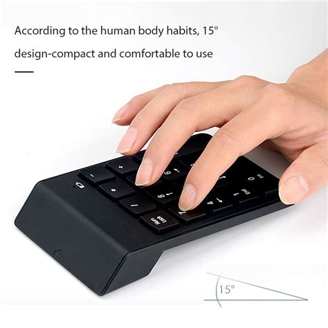 Keypad Mini Wireless Numeric Keypad 18 Keys Digital Keyboard Numpad For PC Laptop Desktop