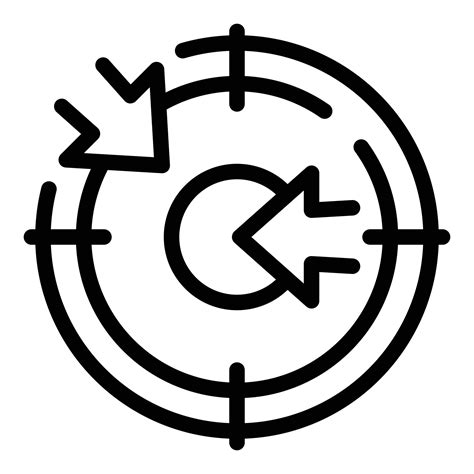 Target Team Icon Outline Vector Business Strategy 15218678 Vector Art At Vecteezy