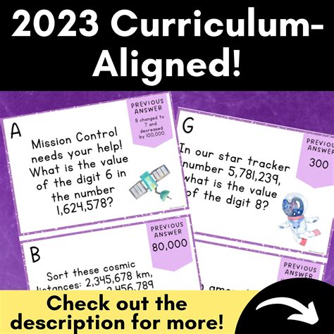 Mash Space Self Checking Place Value Review Activity 6th Class