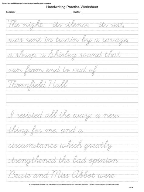 Cursive With Jane Eyre Pdf