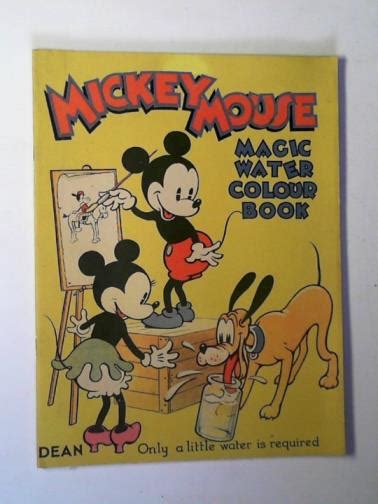 Mickey Mouse Magic Water Colour Book De Dean 1950 1st Edition Cotswold Internet Books