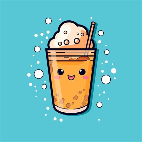 Premium Vector Vector Bubble Tea Illustration