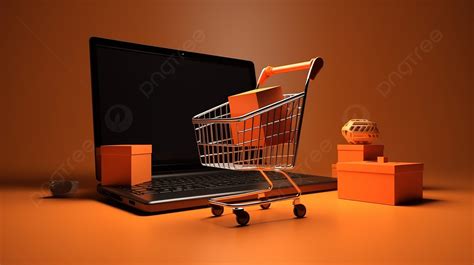 소셜 미디어 및 웹 사이트용으로 렌더링된 조지아 3d의 가상 쇼핑 경험 전자상거래 사업 인터넷 쇼핑 전자 상거래 배경 일러스트 및 사진 무료 다운로드 Pngtree