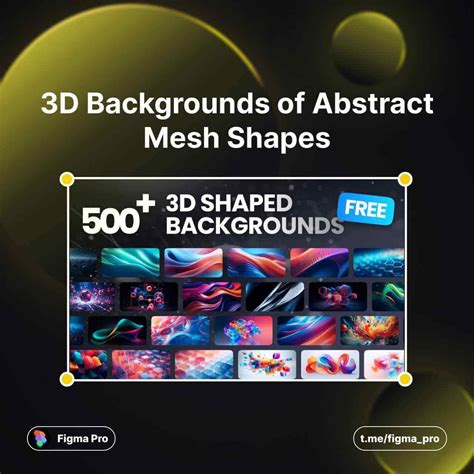 3d Backgrounds Of Abstract Mesh Shapes Vegs