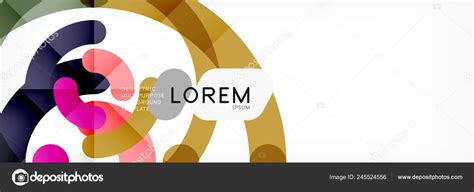 Circular Lines Design Background Stock Vector Image By ©akomov 245524556