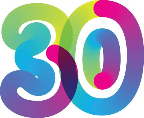 Number 30 Vector Art Icons And Graphics For Free Download