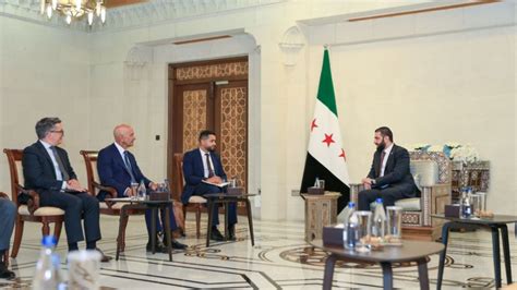 President Sharaa Meets Us Envoy Tom Barrack In Damascus To Discuss Four Key Files The Syrian