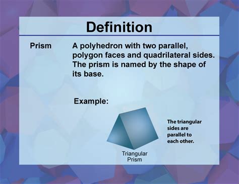 Video Definition 38 3d Geometry Prism Media4math