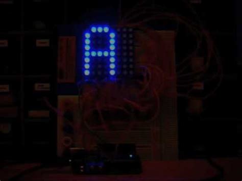 Arduino Controlled RGB LED X Dot Matrix Test YouTube