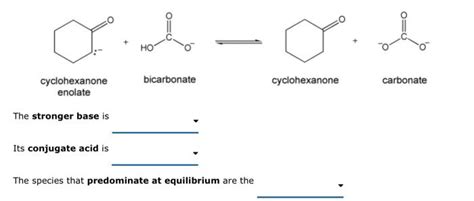 Solved Cyclohexanone Bicarbonate Cyclohexanone Carbonate
