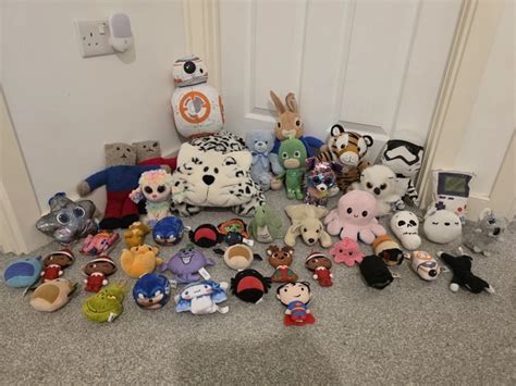 Large Bundle Of Soft Toys Mixed Brands Ty Mcdonalds Star Wars £10