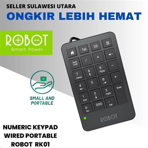 Jual NUMERIC KEYPAD WIRED ROBOT RK TOMBOL MULTIMEDIA KECIL DAN PORTABLE Shopee Indonesia