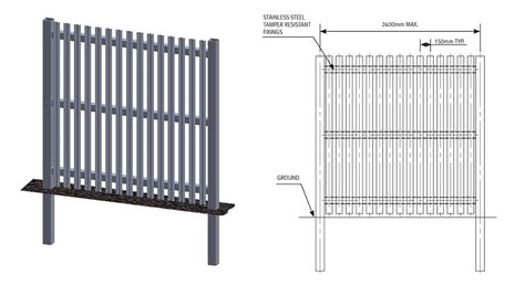 Securex® Frp Palisade Panel Treadwell Group