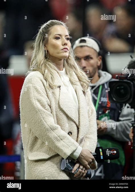 Leverkusen Rtl Presenter Laura Papendick During The Uefa Europa