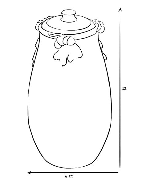 Oak Large Lidded Urn Ephraim Pottery