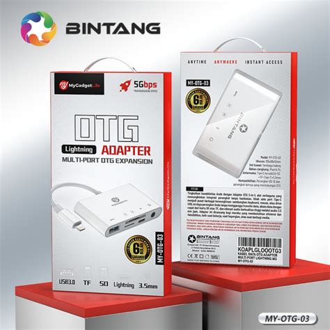 Jual Kabel Data Otg Adapter Multi Port Lightning Mg My Otg 03 Shopee