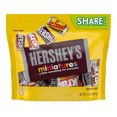 Hersheys Miniatures Assorted Chocolate Easter Candy Share Pack 10 4 Oz Grocery