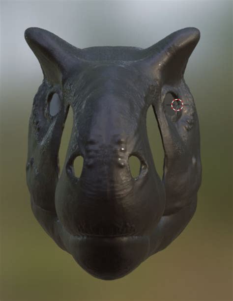 Carnotaurus Mask Stl Files For 3d Printing Etsy