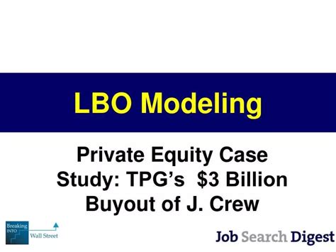 Ppt Lbo Modeling Powerpoint Presentation Free Download Id1453853