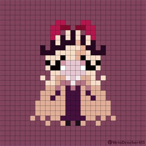 Lilith Morningstar Hazbin Hotel Pixel Art Рисунки крестов Схемы