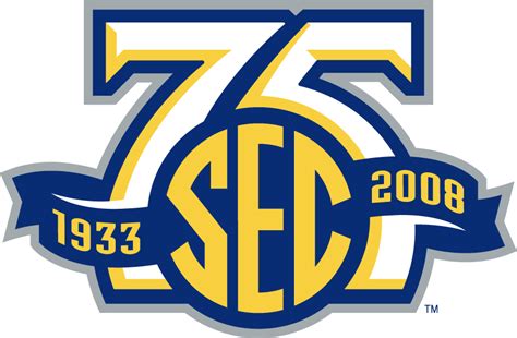 Southeastern Conference Logo Anniversary Logo Ncaa Conferences