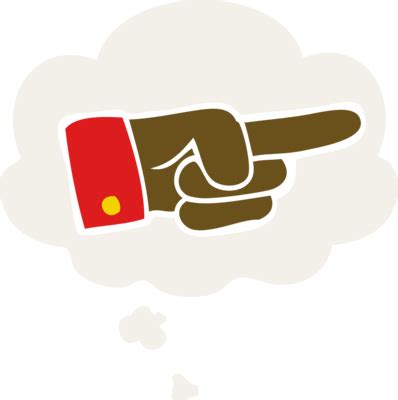 Cartoon Hand Pointing Pngs For Free Download